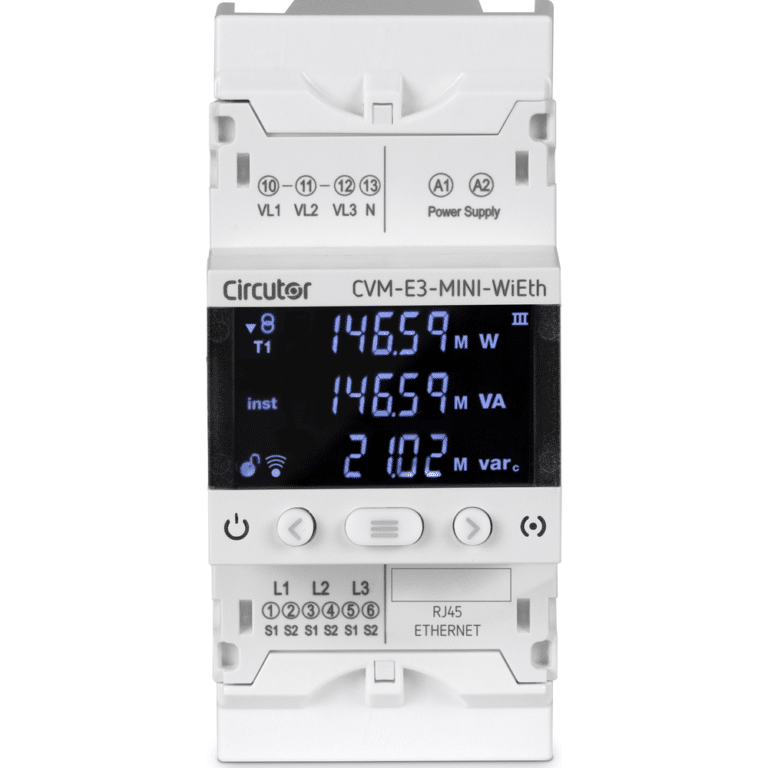 CIRCUTOR CVM-E3-MINI-ITF dreiphasen-Leistungsanalysator für DIN ...